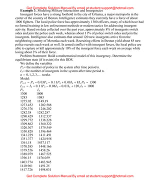 Solution Manual For A First Course in Mathematical Modeling, 5e Frank ...