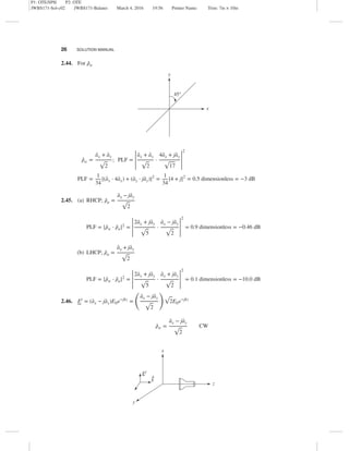 Solutions for Problems in Antenna Theory (4th Edition) by Constantine ...