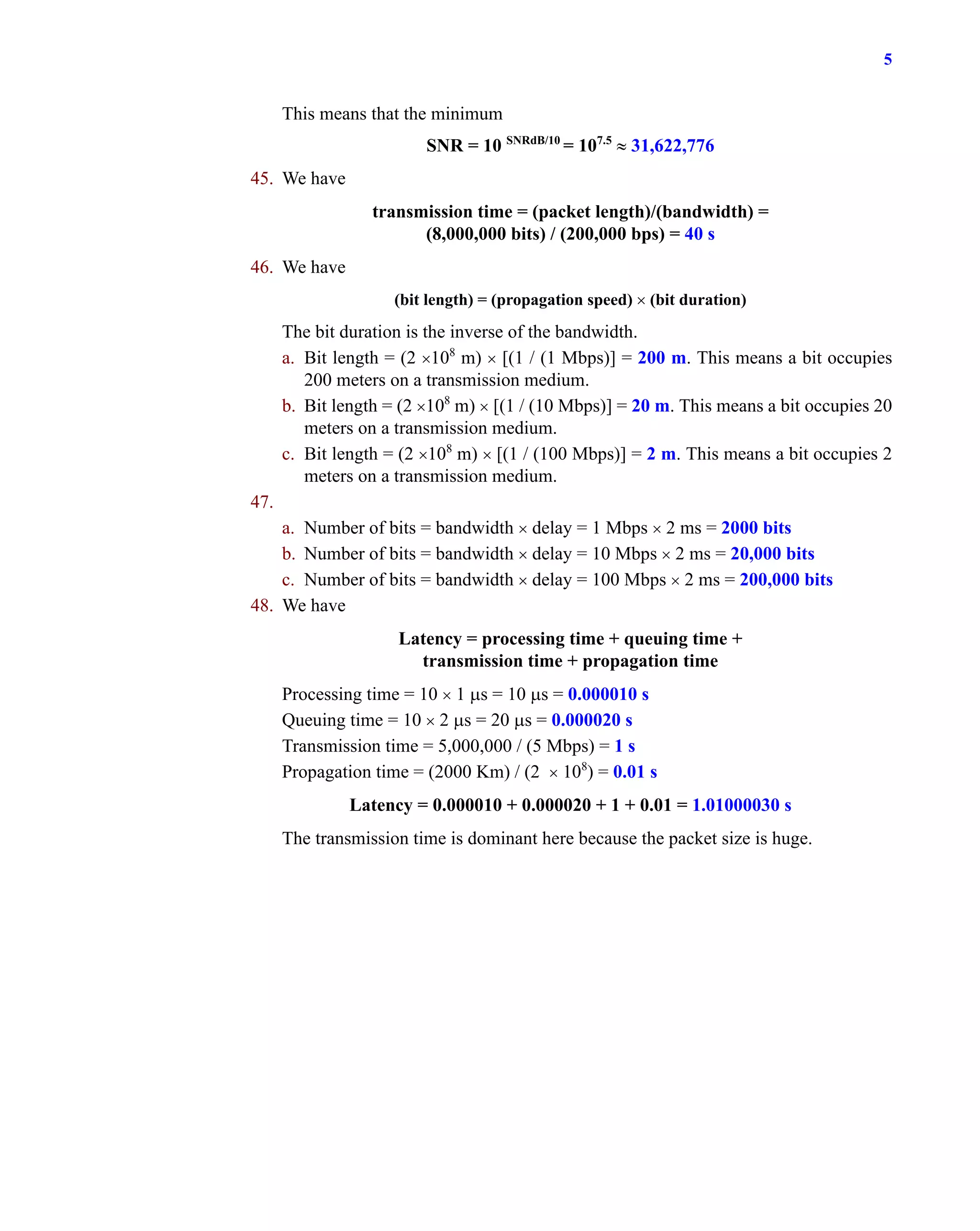 Solution manual for_data_communications | PDF | Computer Networking | Computing
