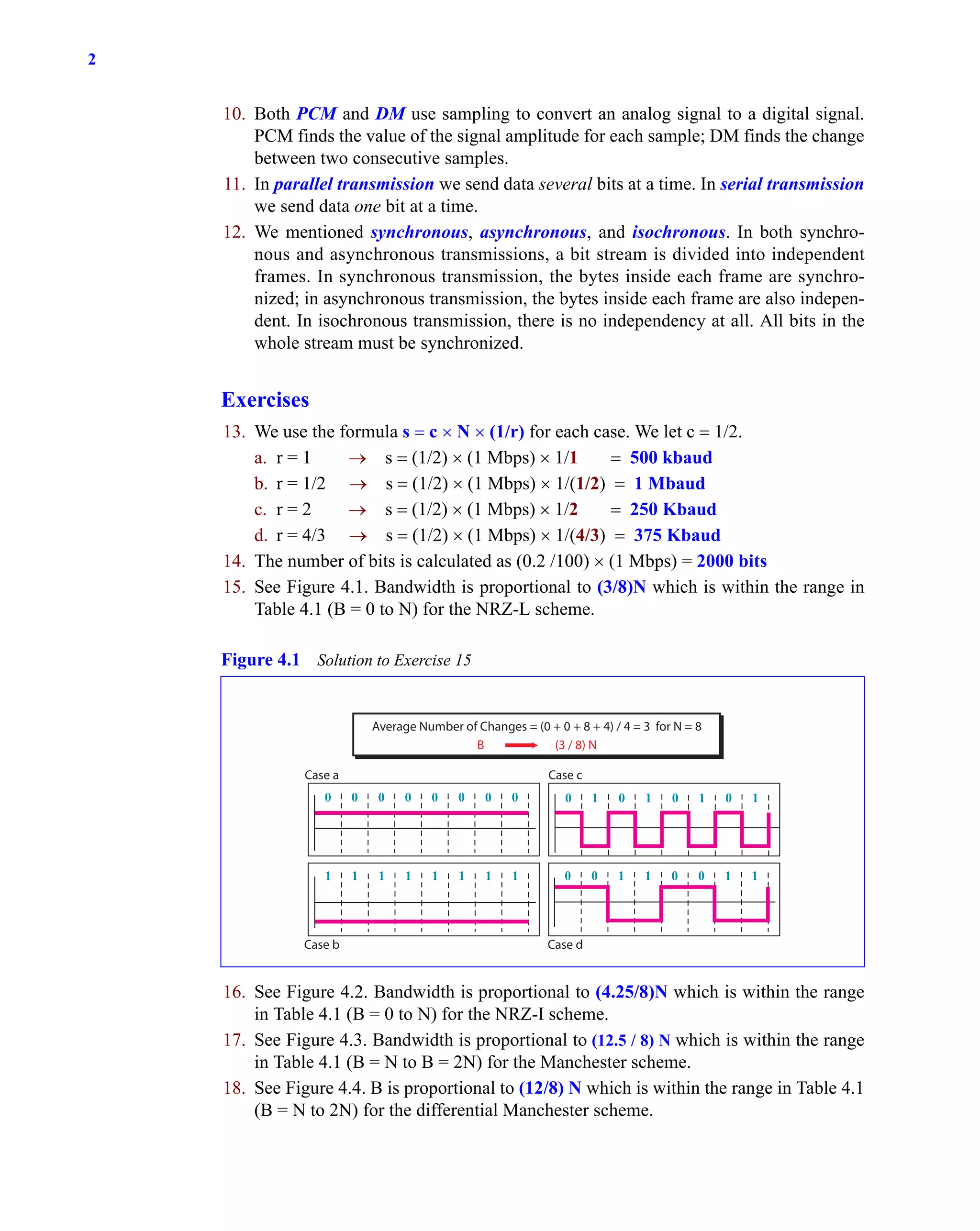 Solution manual for_data_communications | PDF | Computer Networking | Computing