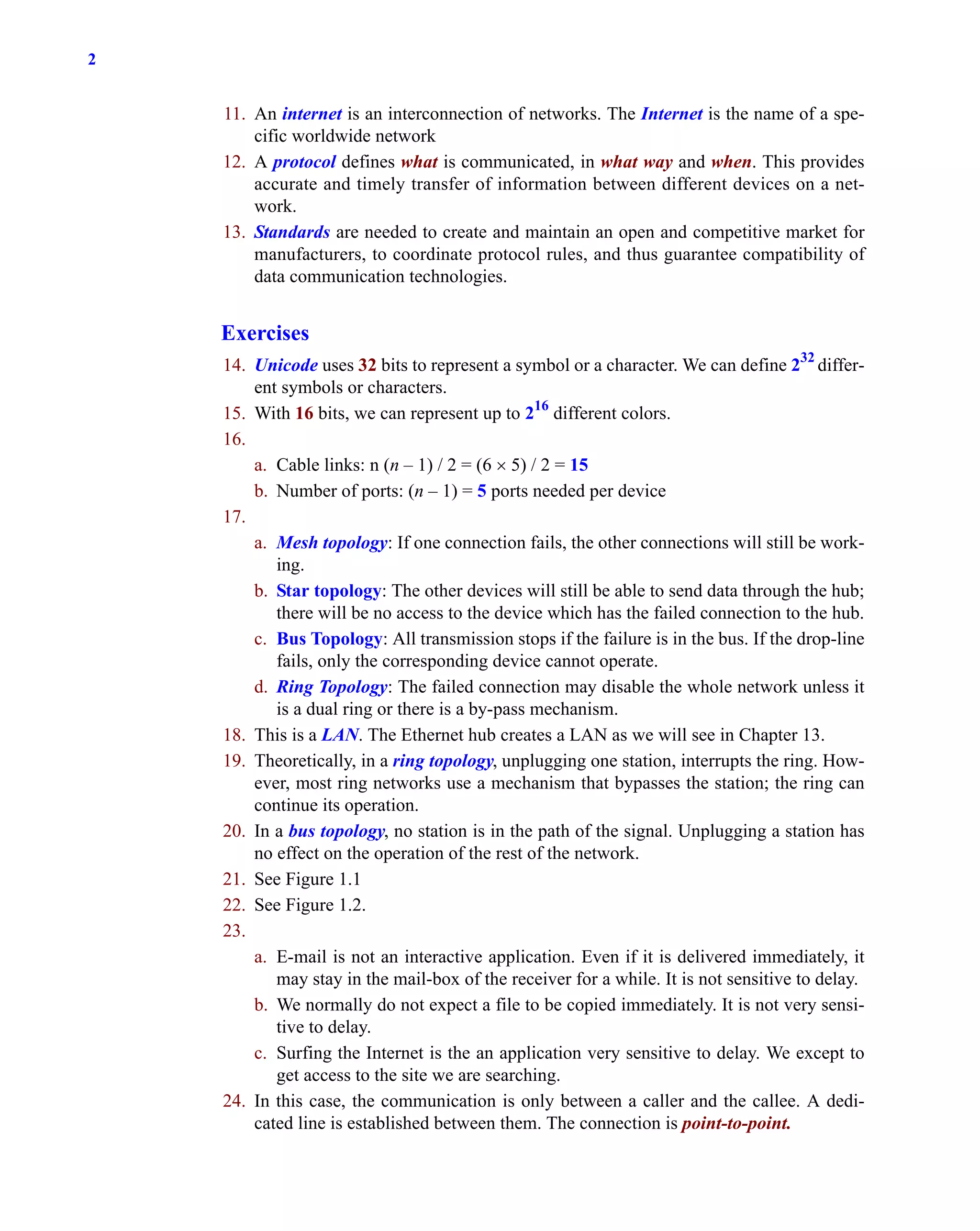 Solution manual for_data_communications | PDF | Computer Networking | Computing