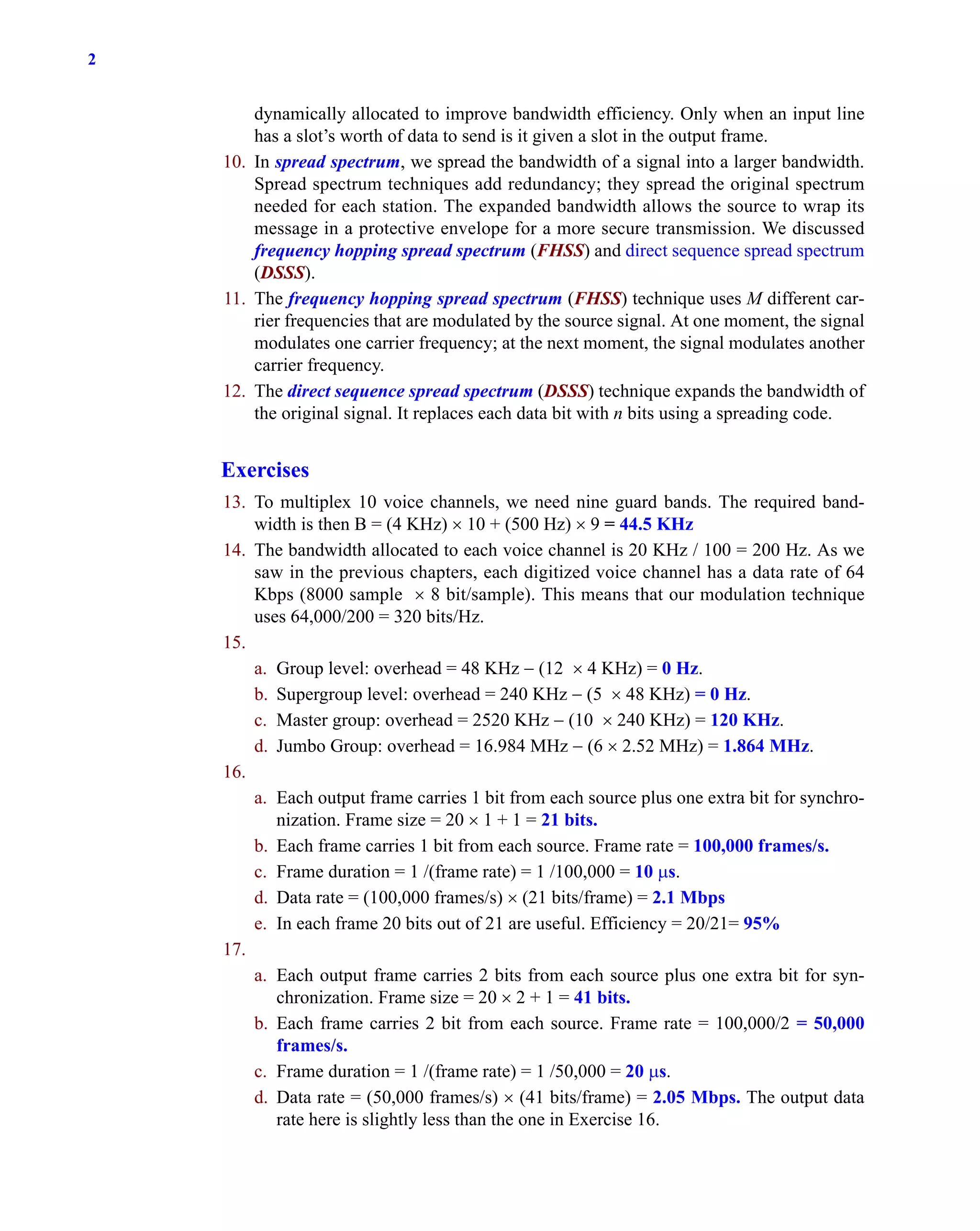 Solution manual for_data_communications | PDF | Computer Networking | Computing