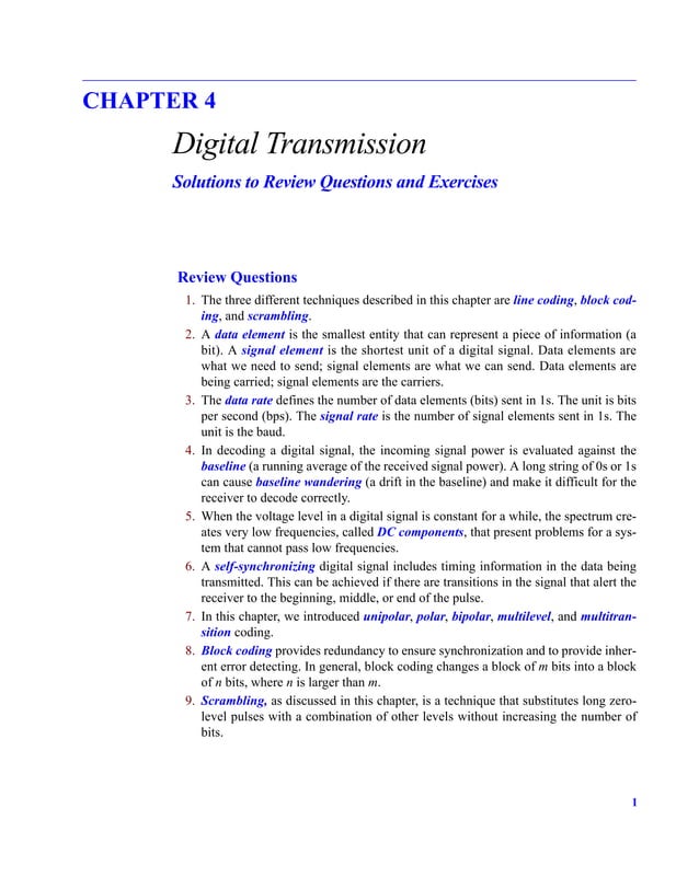 Solution manual for_data_communications | PDF | Computer Networking | Computing
