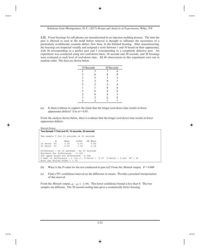 Solution Manual For Design And Analysis Of Experiments 9th Edition