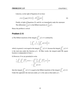 Solutions for Problems in Digital Communication Systems by Haykin | PDF