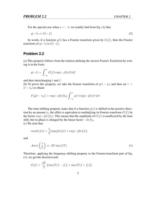 Solutions for Problems in Digital Communication Systems by Haykin | PDF