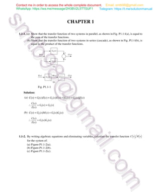 Answers to Problems for Digital Control System Analysis & Design 4th ...