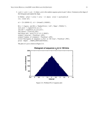 Solutions for Exercises in Digital Signal Processing Using MATLAB, 4th ...