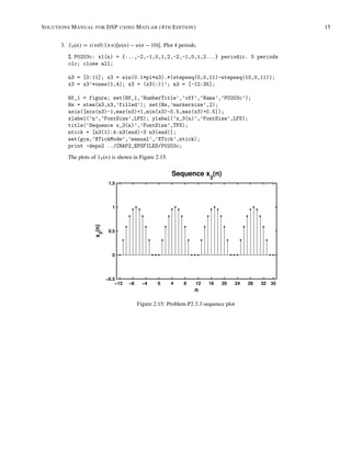 Solutions for Exercises in Digital Signal Processing Using MATLAB, 4th ...