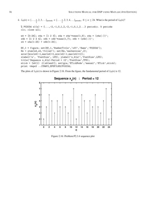 Solutions for Exercises in Digital Signal Processing Using MATLAB, 4th ...