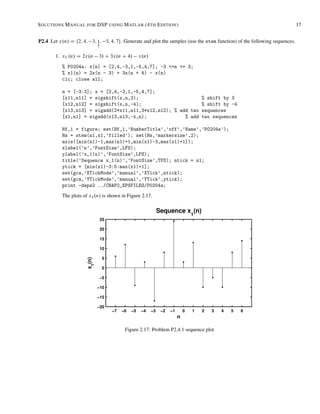 Solutions for Exercises in Digital Signal Processing Using MATLAB, 4th Edition by Ingle and ...