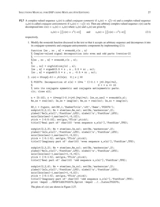 Solutions for Exercises in Digital Signal Processing Using MATLAB, 4th Edition by Ingle and ...