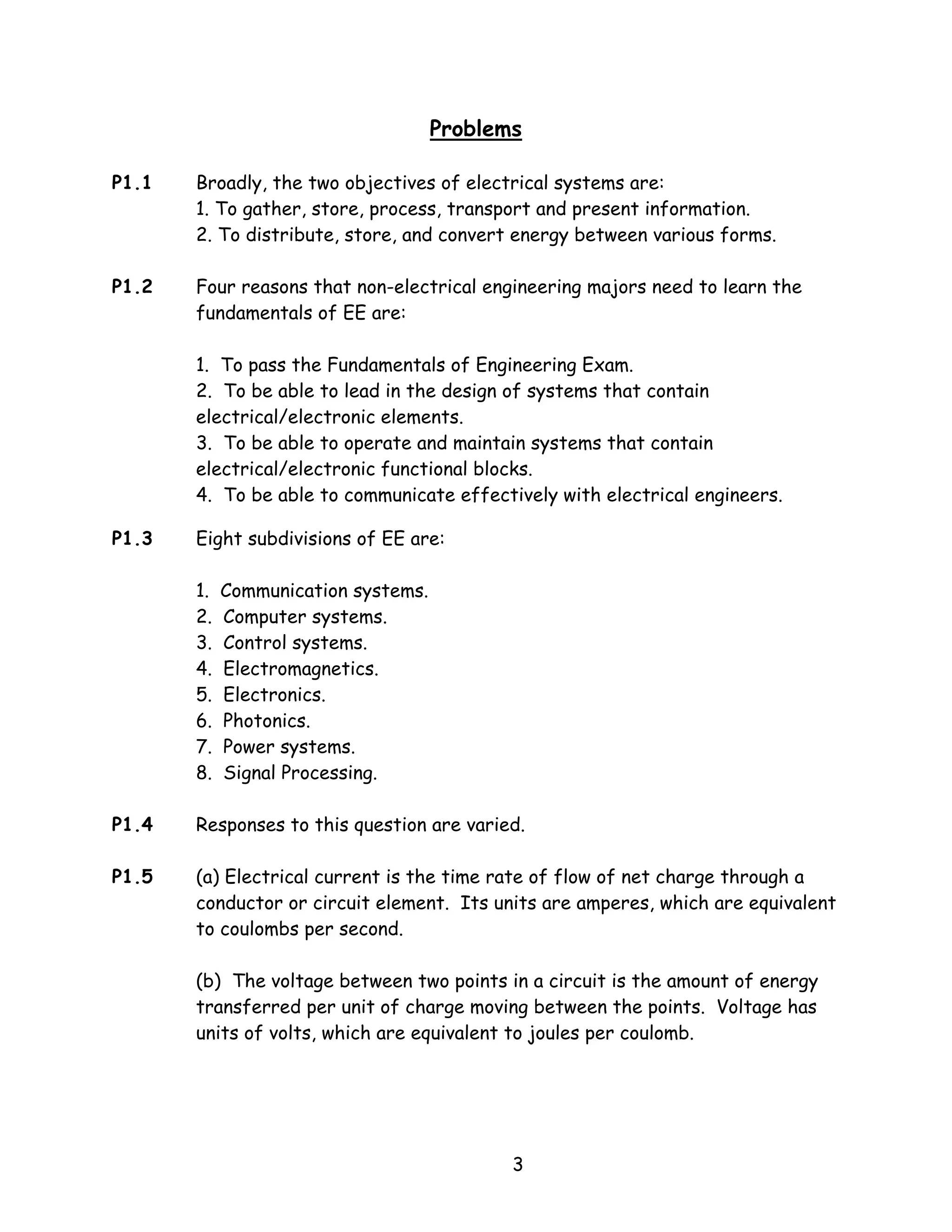 Solutions for Electrical Engineering, 7th Edition by Allan Hambley | PDF