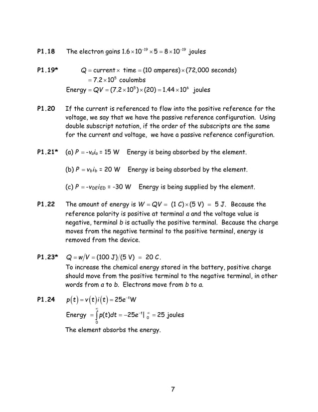 Solutions for Electrical Engineering, 7th Edition by Allan Hambley | PDF | Chemistry | Science