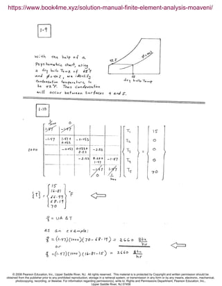 Solution Manual for Finite Element Analysis 3rd edition– Saeed Moaveni ...