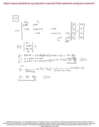 Solution Manual for Finite Element Analysis 3rd edition– Saeed Moaveni | PDF