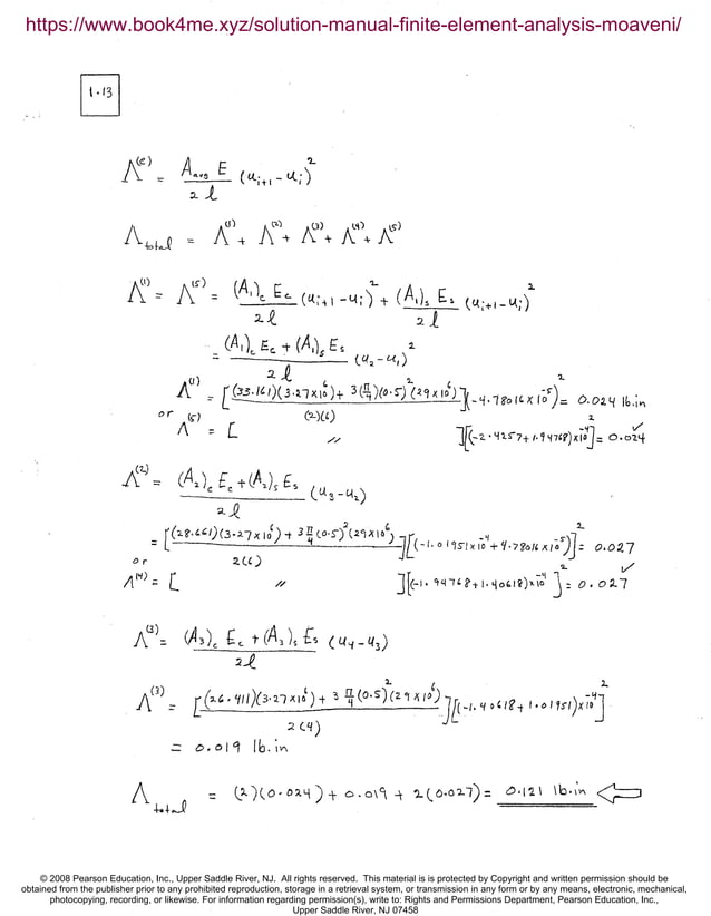 Solution Manual for Finite Element Analysis 3rd edition– Saeed Moaveni | PDF | Desktop ...