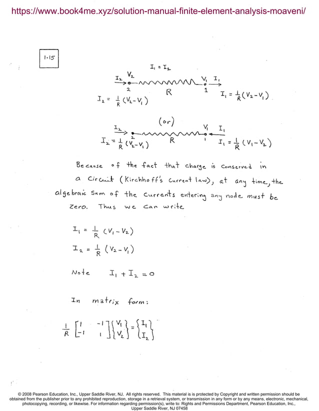 Solution Manual for Finite Element Analysis 3rd edition– Saeed Moaveni | PDF | Desktop ...