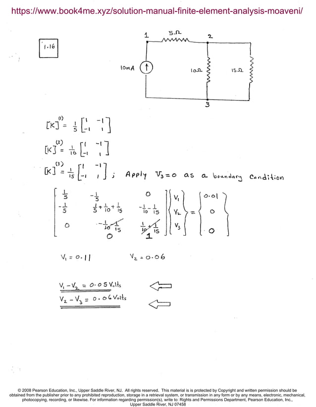 Solution Manual for Finite Element Analysis 3rd edition– Saeed Moaveni | PDF | Desktop ...