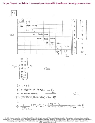 Solution Manual for Finite Element Analysis 3rd edition– Saeed Moaveni ...