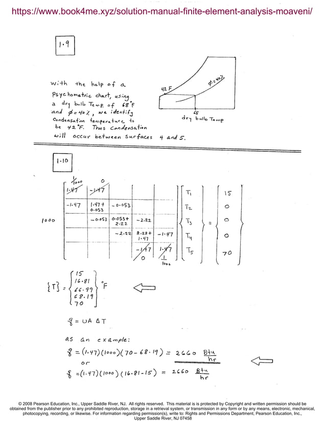 Solution Manual For Finite Element Analysis 3rd Edition Saeed Moaveni