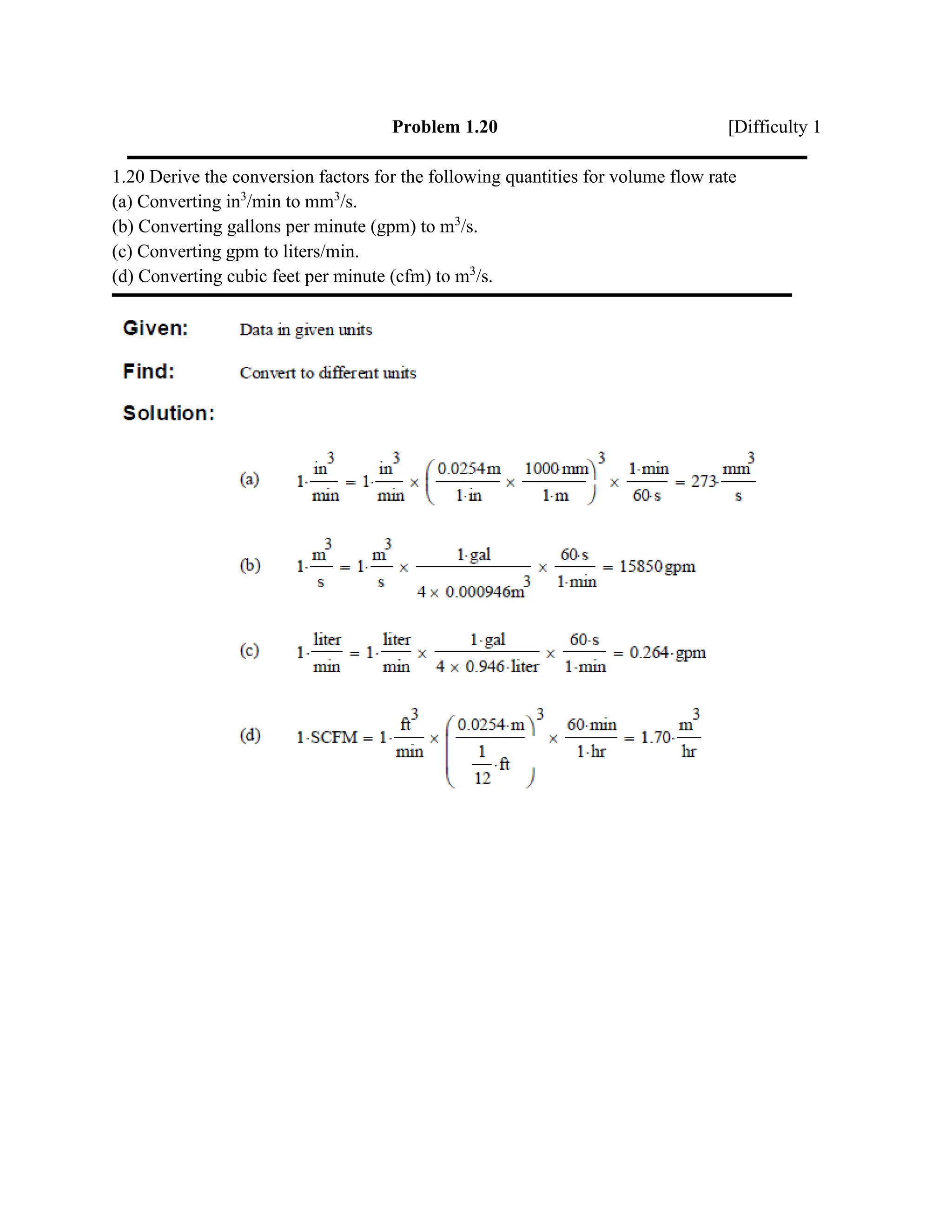 Solutions for Exercises in Fox and McDonald's Introduction to Fluid ...