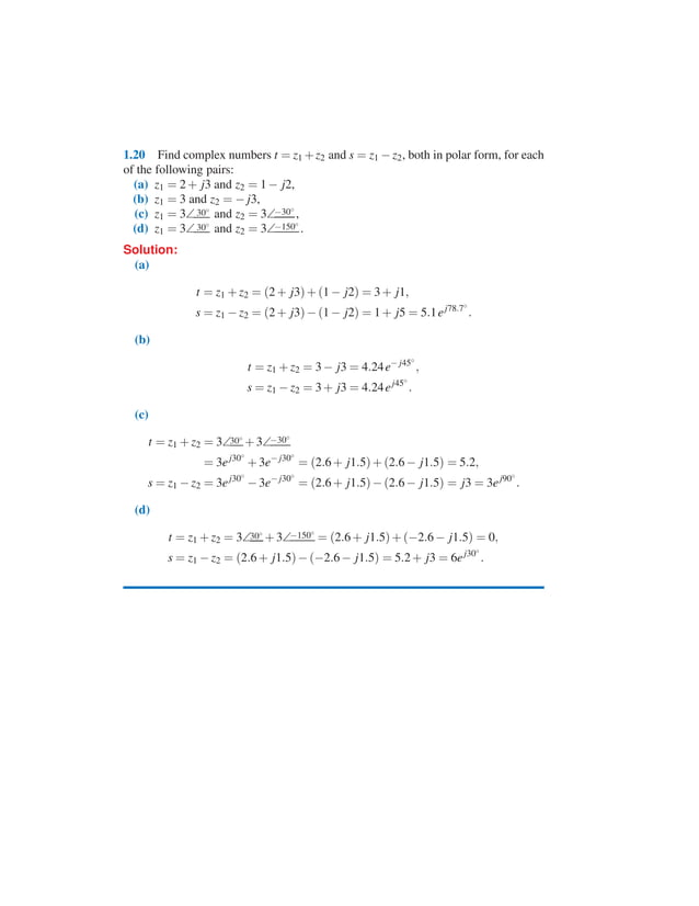 Solutions for Problems in Fundamentals of Applied Electromagnetics, 8th ...