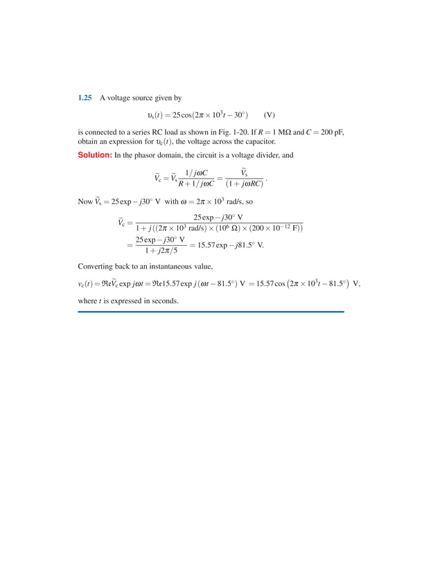 Solutions for Problems in Fundamentals of Applied Electromagnetics, 8th ...