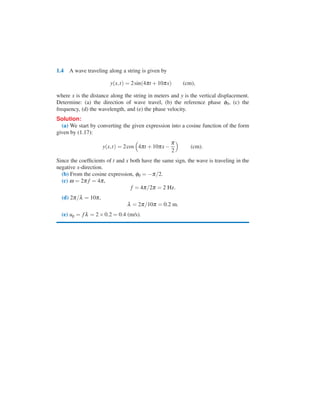 Solutions for Problems in Fundamentals of Applied Electromagnetics, 8th ...