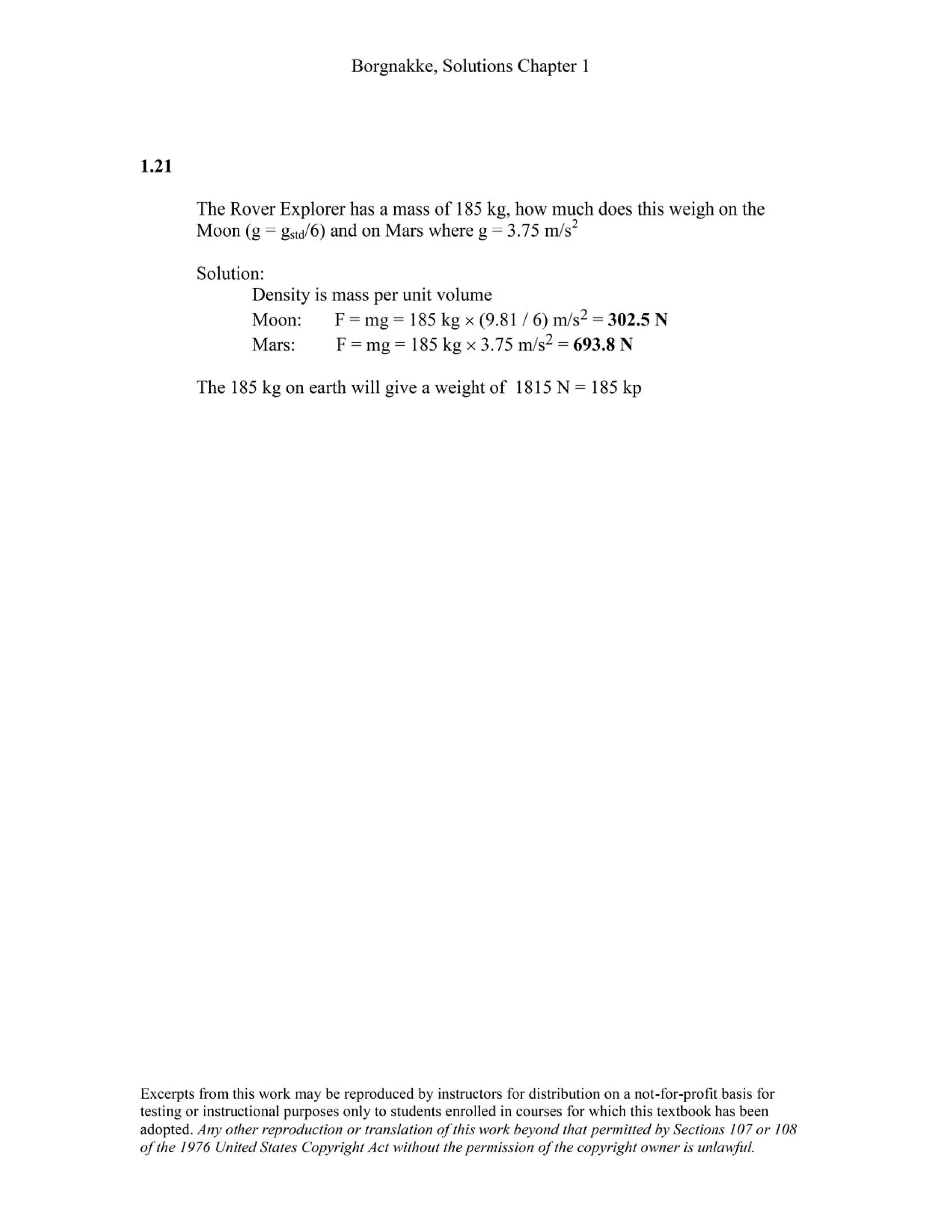 Solutions for Exercises in Fundamentals of Thermodynamics, 10th Edition ...