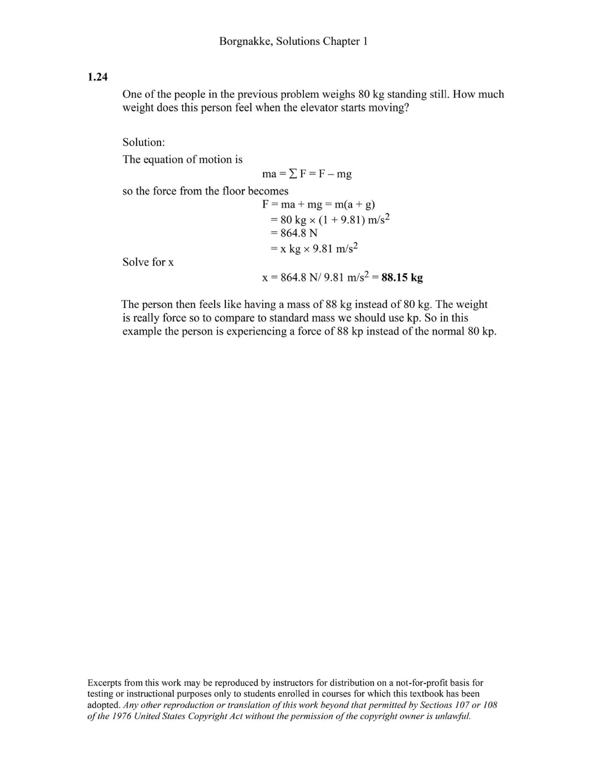 Solutions for Exercises in Fundamentals of Thermodynamics, 10th Edition ...
