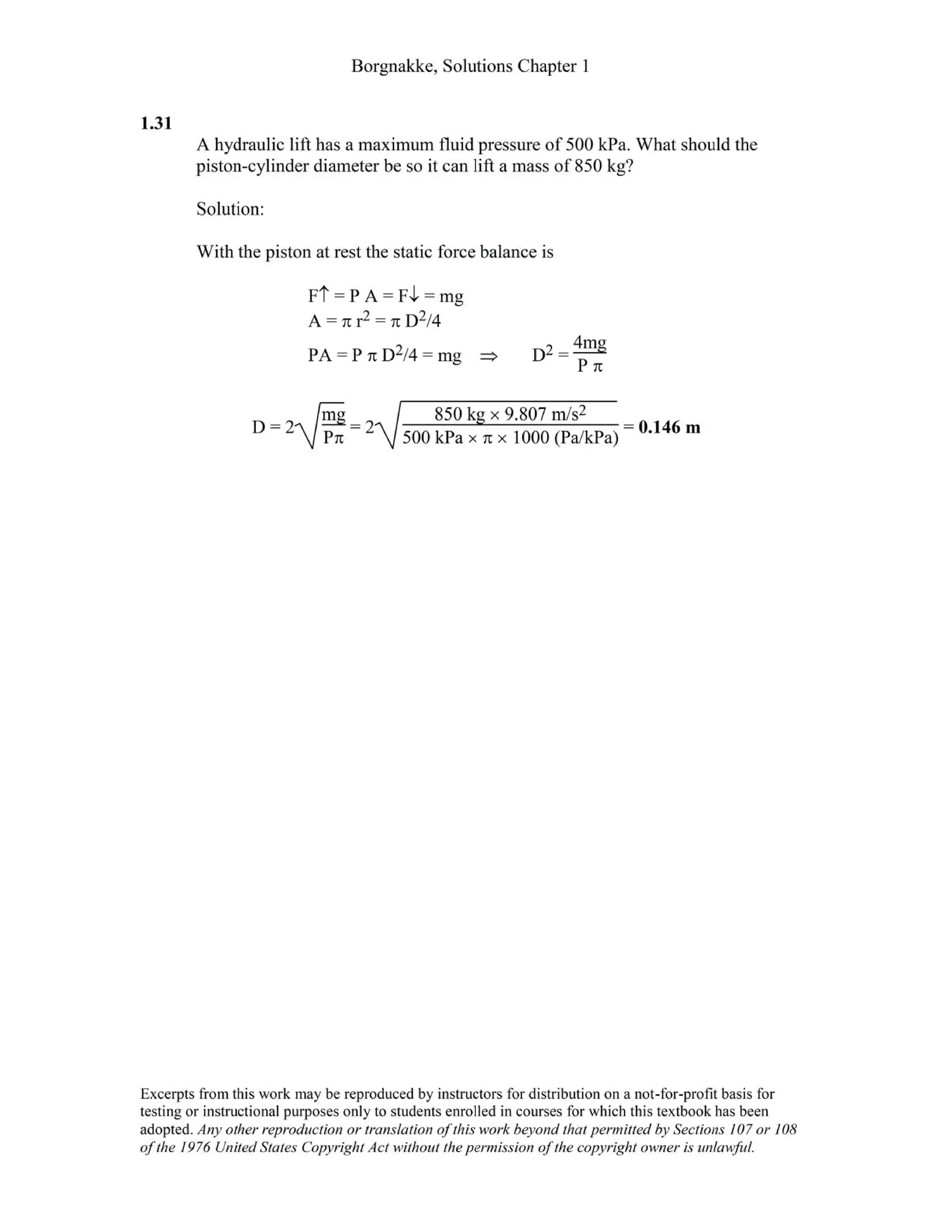 Solutions for Exercises in Fundamentals of Thermodynamics, 10th Edition ...