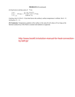 Solution Manual for Heat Convection second edition by Latif M. Jiji | PDF