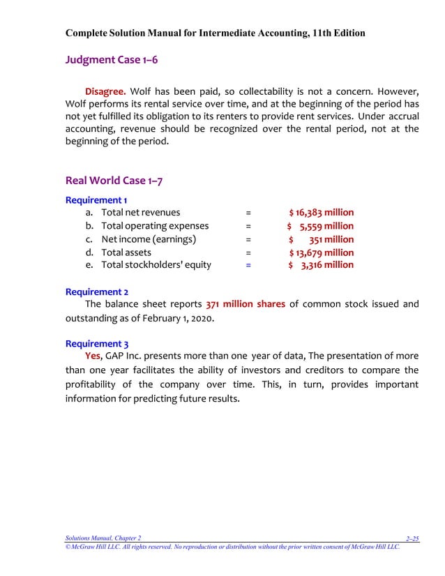 Solution manual for Intermediate Accounting, 11th Edition by David ...