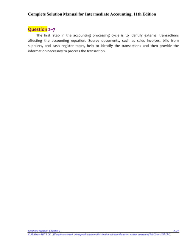 Solution manual for Intermediate Accounting, 11th Edition by David ...