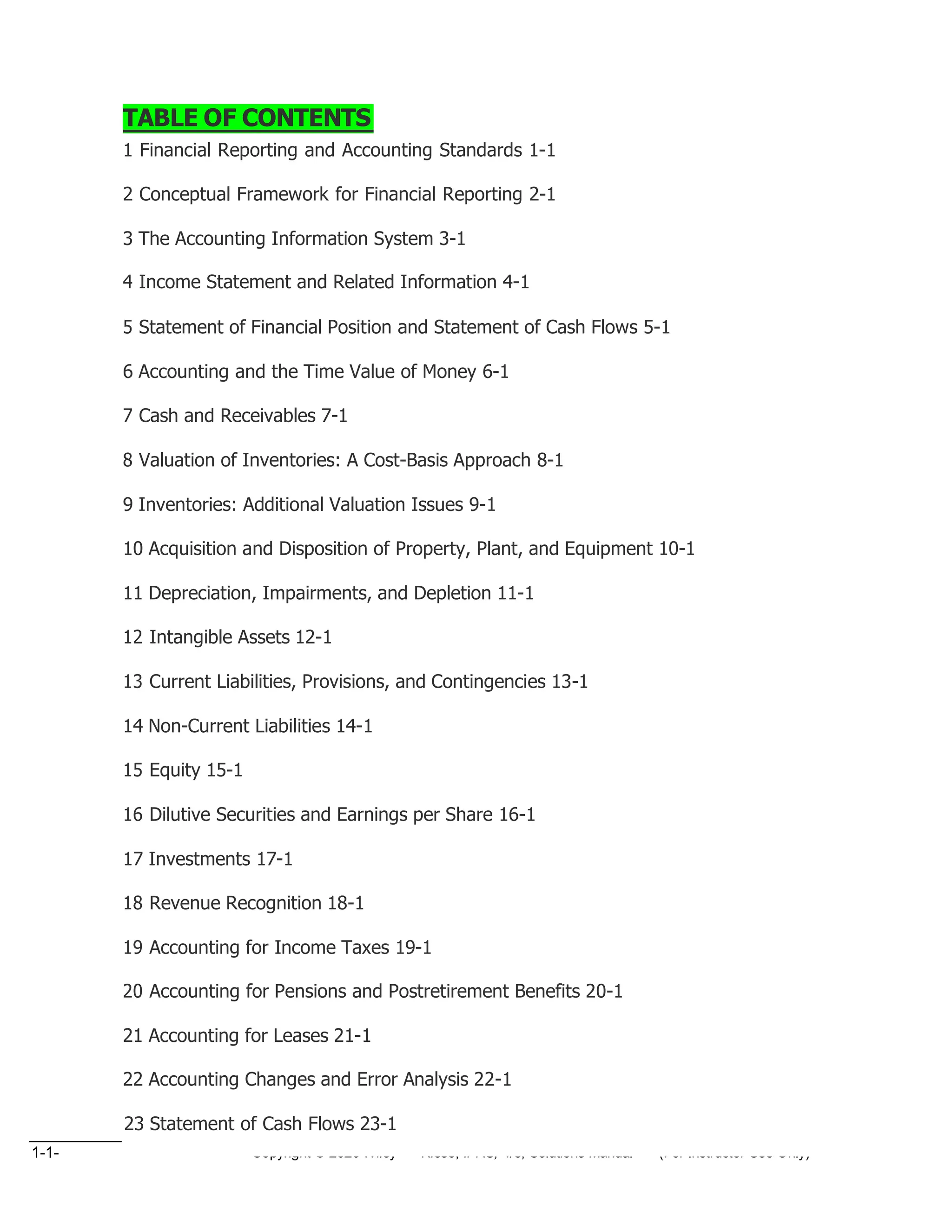 Solution manual for intermediate accounting ifrs 4th edition by donald ...