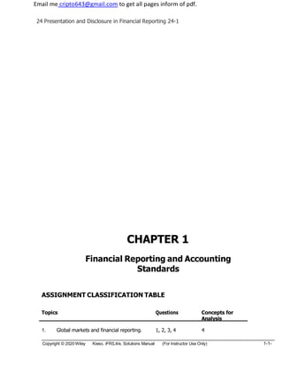 Solution manual for intermediate accounting ifrs 4th edition by donald e kieso jerry j weygandt ...