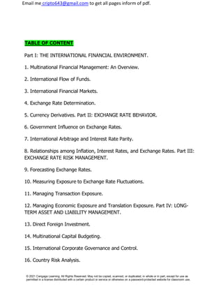 Solution manual for international financial management 14th edition by ...