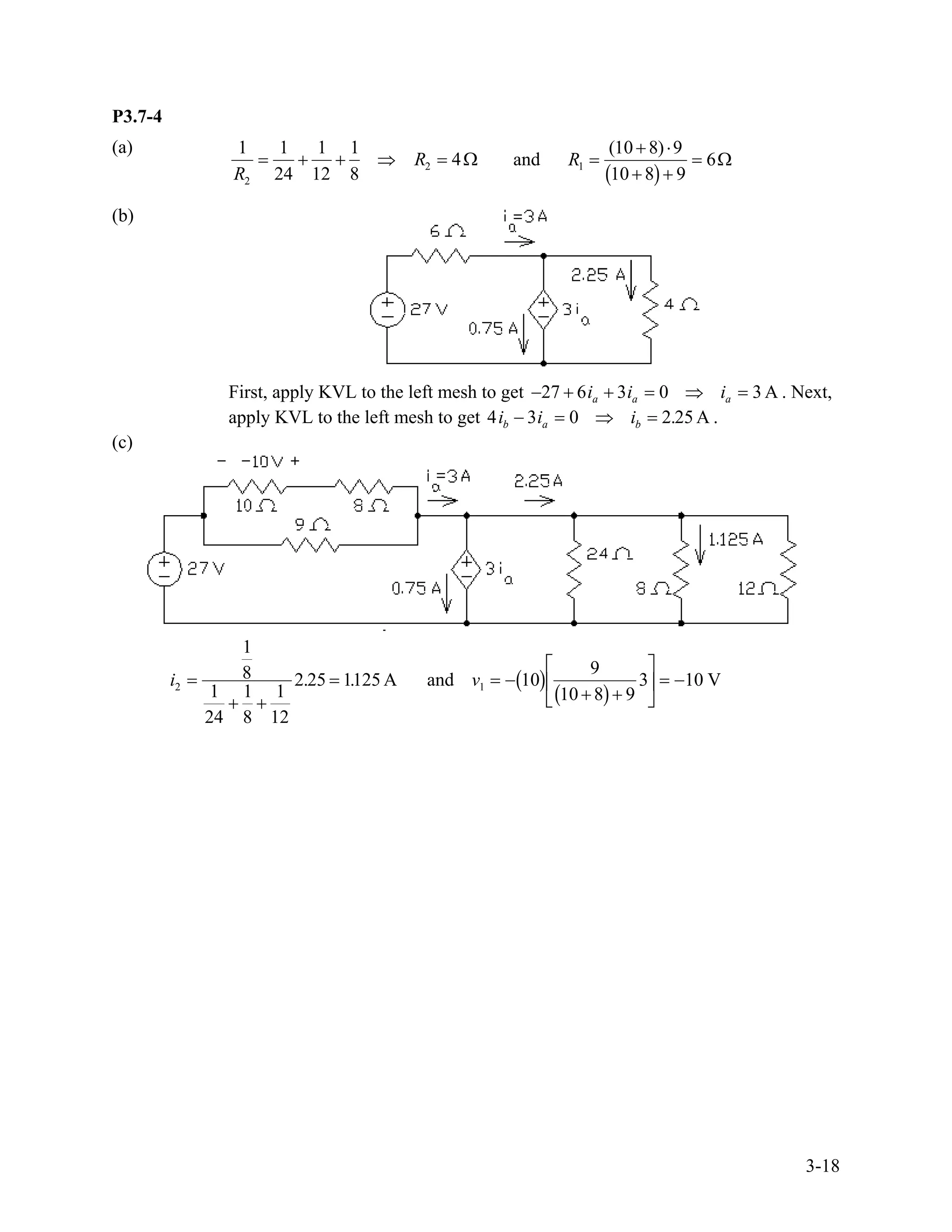 Solution manual for introduction to electric circuits | PDF