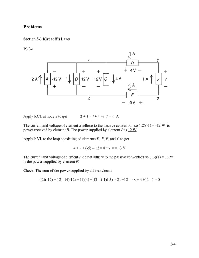 Solution manual for introduction to electric circuits | PDF | Computer ...