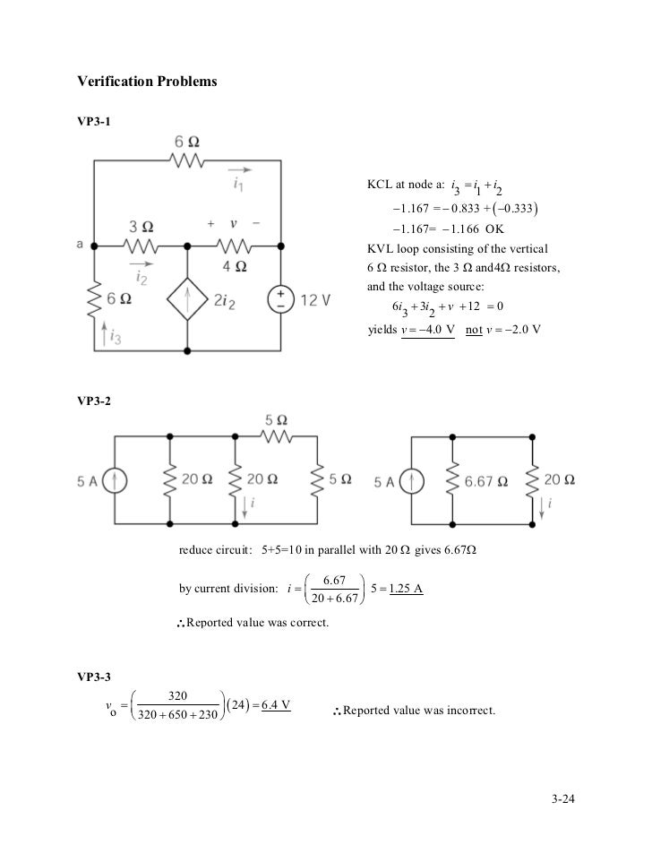 Solve A Circuit Diagram