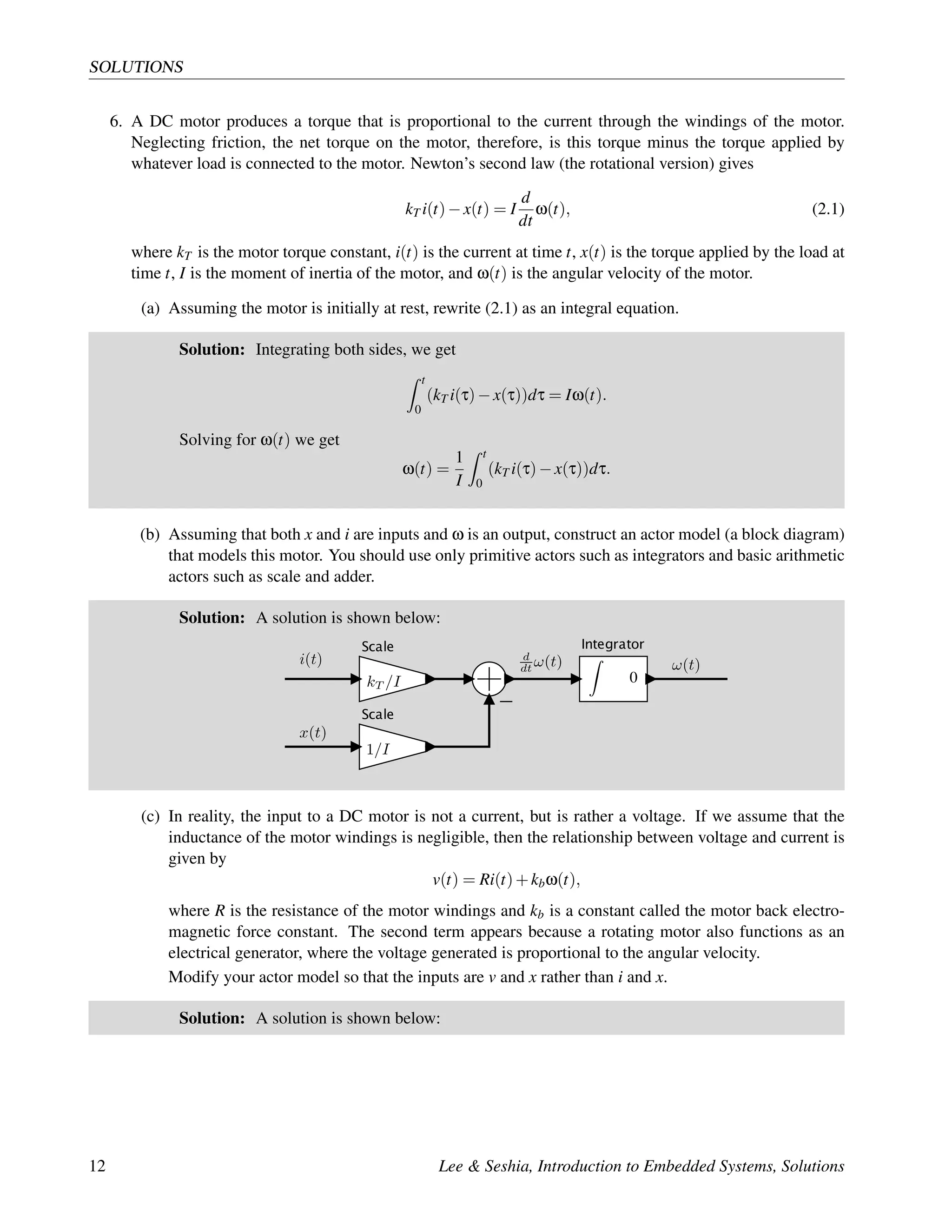 Solutions for Problems: Introduction to Embedded Systems 2nd Edition by Lee & Seshia | PDF