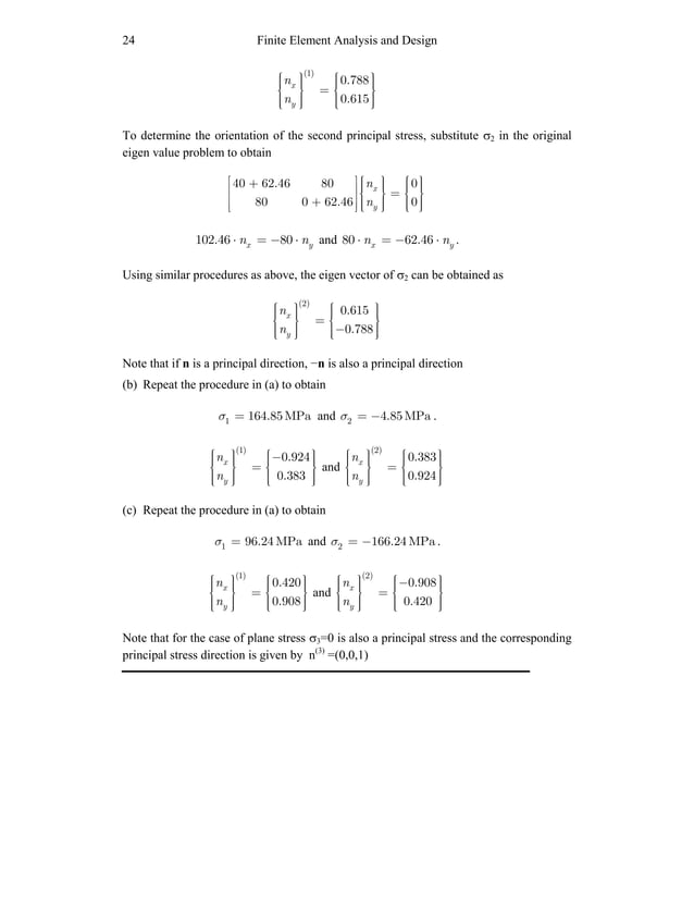 Solution manual for introduction to finite element analysis and design nam h. kim and bhavani v ...