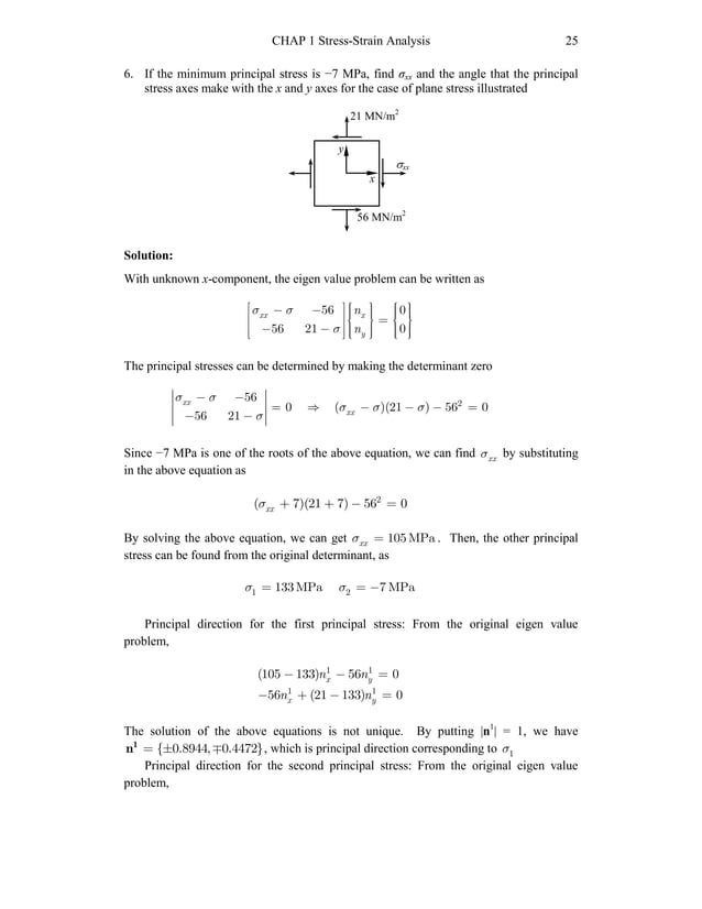 Solution manual for introduction to finite element analysis and design nam h. kim and bhavani v ...