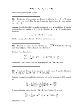 Solution manual for introduction to nonlinear finite element analysis nam-ho kim | PDF