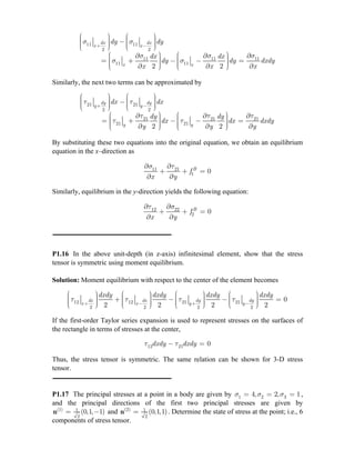 Solution manual for introduction to nonlinear finite element analysis nam-ho kim | PDF