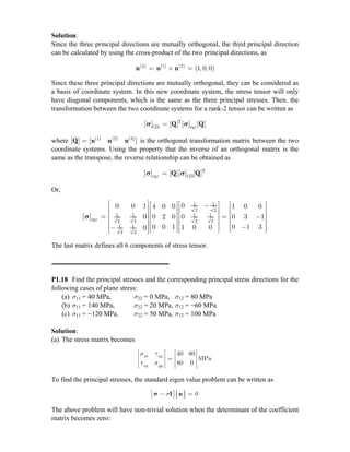 Solution manual for introduction to nonlinear finite element analysis ...
