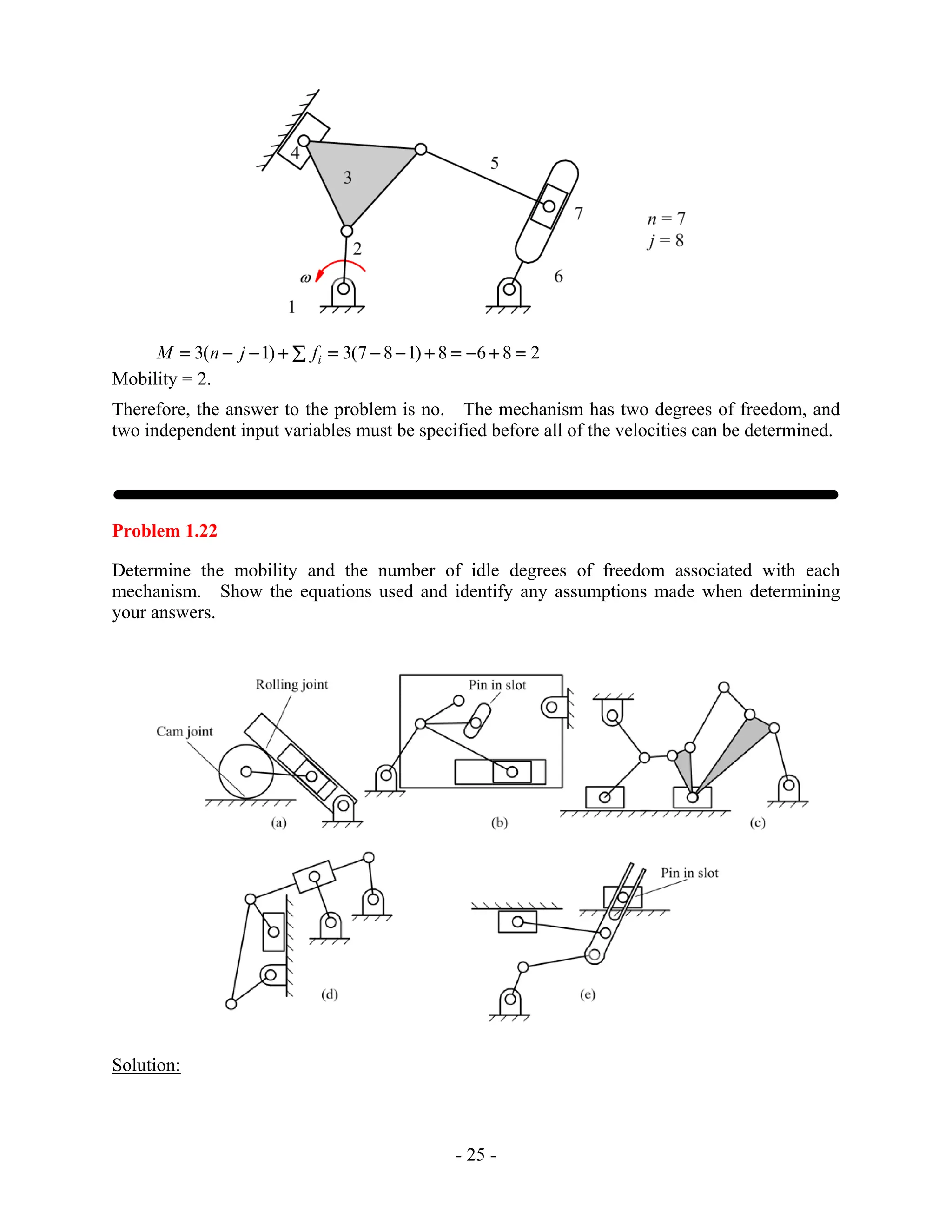 Solutions for Kinematics, Dynamics, and Design of Machinery (3rd Edition) by Kenneth Waldron ...