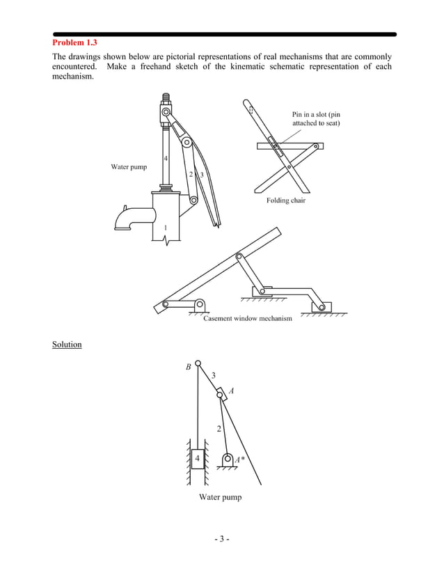 Solutions for Kinematics, Dynamics, and Design of Machinery (3rd Edition) by Kenneth Waldron ...