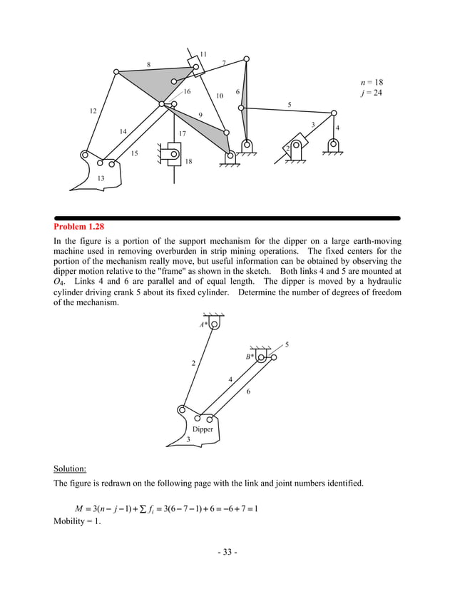 Solutions for Kinematics, Dynamics, and Design of Machinery (3rd Edition) by Kenneth Waldron ...